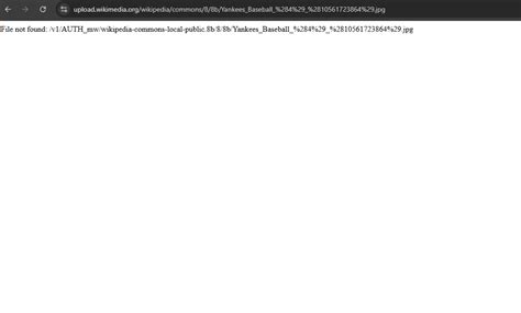 ⚓ T393049 Multiple Files Returns File Not Found V1authmwwikipedia
