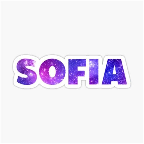 Sofia Name In Purple