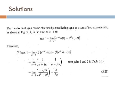 Solved QUESTION Find The Fourier Transform Of Following Chegg