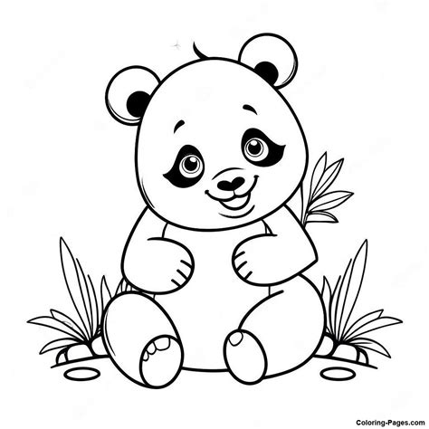 Mimi Panda Coloring Page Coloring