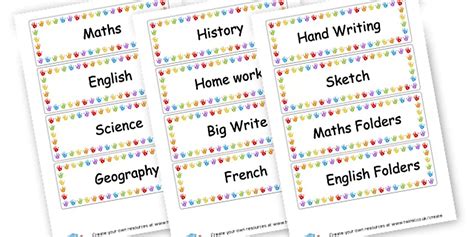 Labels Teacher Made Twinkl