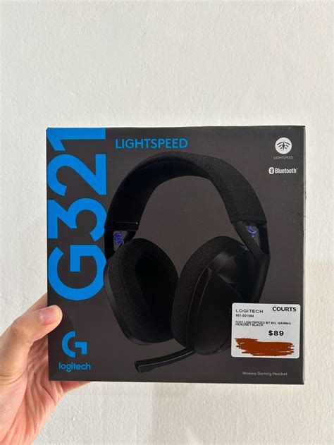 Logitech G321 Lightspeed Wireless Gaming Headset Black Audio