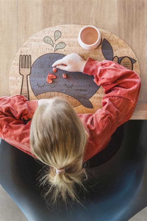 Kinder Tischset Singing Whale Clarissakork