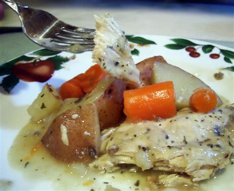Cooking Creation Chicken And Vegetables In The Crock Pot