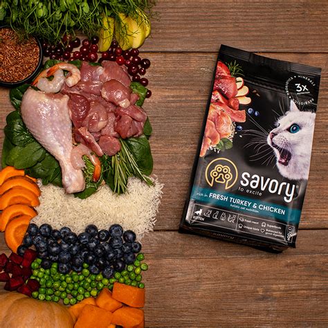 Сухий корм для кошенят Savory Kitten Chicken With Fresh Turkey зі