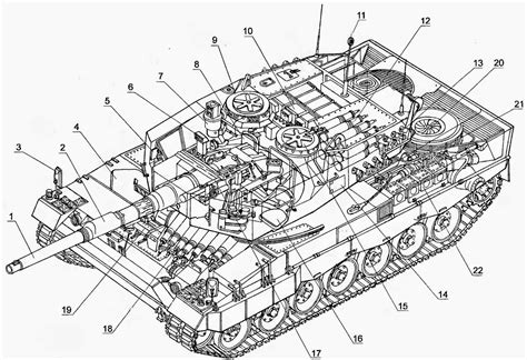 Closeup Of Leopard 2 Turret Spaced Armour Rtankporn