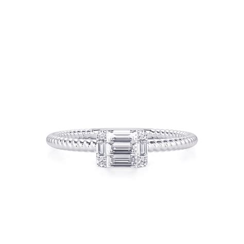 Modern Cluster Stackable Band Divine And Co Jewelry New York
