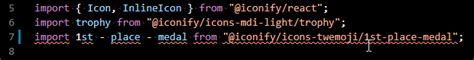 Parsing Error Declaration Or Statement Expected Issue Iconify Iconify React GitHub