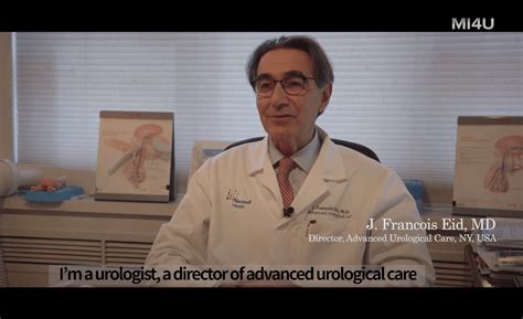 Interview With J Francois Eid Md Stand Up Urology