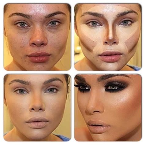 Extreme Contour Gesichtskonturierung Makeup Anleitung Schminktricks