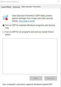 What Is Data Execution Prevention In Windows 10