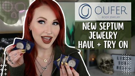 New Septum Jewelry Haul Try On Oufer Body Jewelry 2023 Youtube