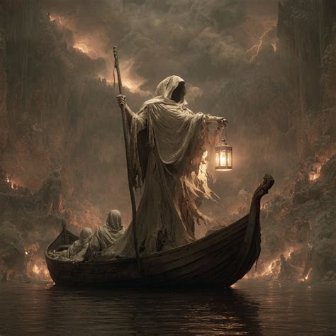 Charon The Ferryman Of Souls In Dark Fantasy • Promptden