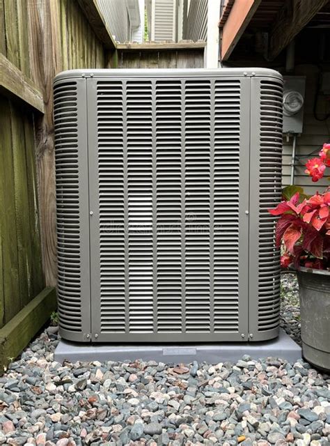 A Heating Ventilation And Air Conditioning Or Hvac Condenser Unit