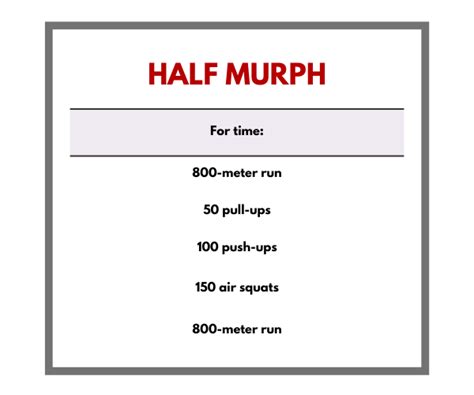 A Murph Workout For Beginners Half Murph And Mini Murph Options Garage Gym Revisited