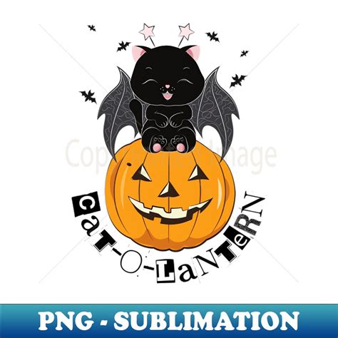 Cat O Lantern Orange Ragdoll Cat Exclusive Png Sublimation Inspire