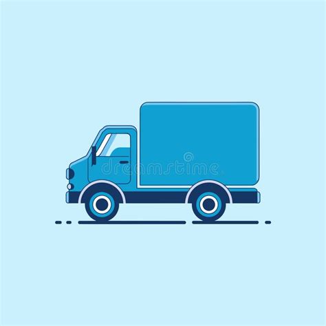Classic Cargo Van With A Simple And Robust Structure Stock Vector Illustration Of Work