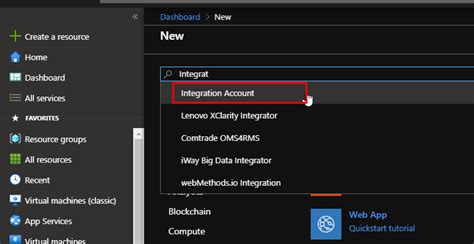 Give A Name To Your Integration Account Create A New Resource Group For It Select The Standard