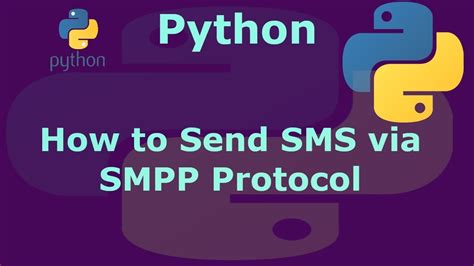 python how to send sms via smpp protocol youtube