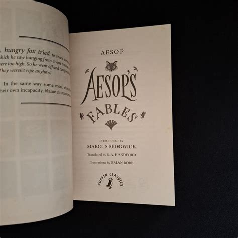 Aesops Fables Puffin Classics Hobbies And Toys Books And Magazines