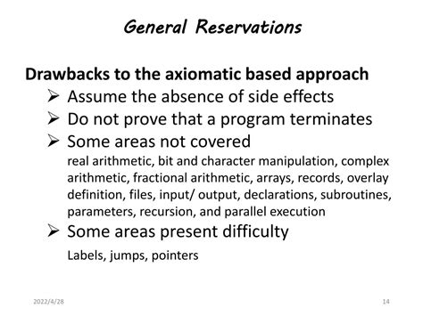 Ppt 4 An Axiomatic Basis For Computer Programming Powerpoint Presentation Id 11304108