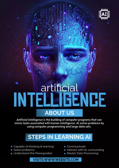 Copy Of Artificial Intelligence Flyer Postermywall