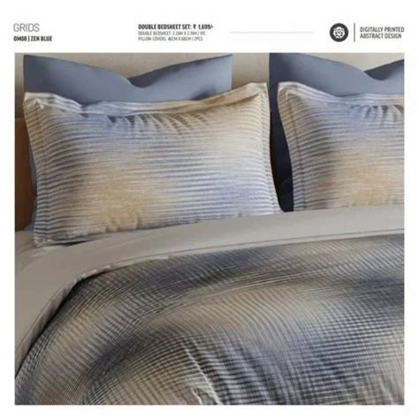 Printed Double Bed Cotton Bed Sheets At ₹ 1529 Piece In Ahmedabad Id