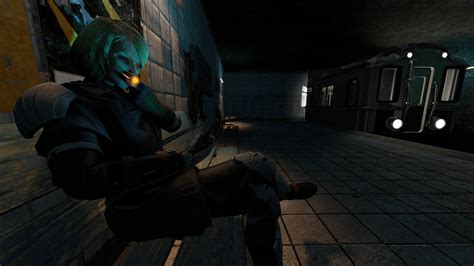 Lana Beniko Waiting For The Train 4k Sfm By Ashimata On Deviantart