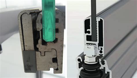 Examples Of System Solutions Of The Connection Of A Glass Panel And A