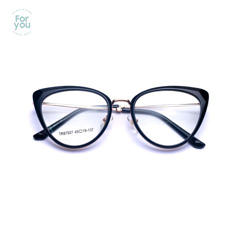 Gọng Kính Nhựa Cao Cấp Tr 87007 Đen Bóng Chuyên Gọng Kính Cận Kính
