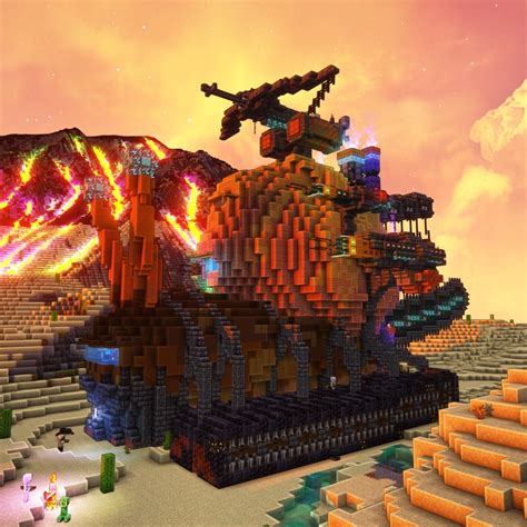 Steampunk Organic Snail Build With Full Interiors R Minecraft