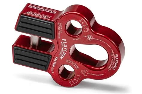 Factor 55 Flatlink Multi Mount Winch Shackle Mount Red