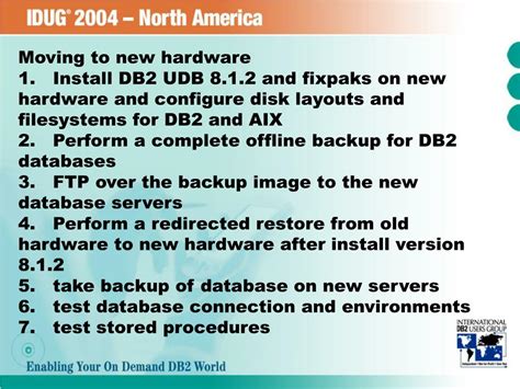 PPT Upgrade Your Complex DB UDB Environment Tips And Tricks PowerPoint Presentation ID