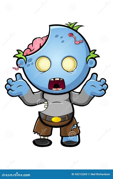 Cute Zombie Cartoon