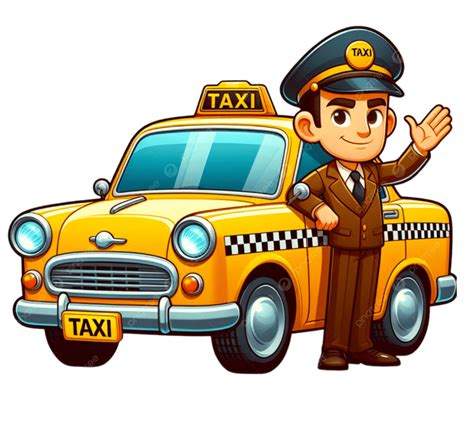 Taxifahrer Clipart Cartoons Und Karikaturen Mit New Yorker Taxi