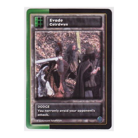 Ceirdwyn Masters Dodge Highlander The Card Game Arms And Tactics