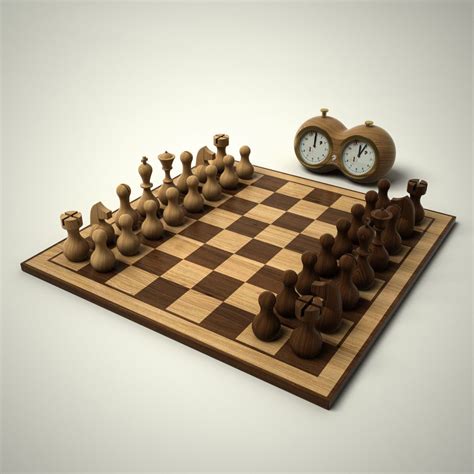 최소 체스 세트 Hd 3d 모델 39 C4d 3ds Dxf Fbx Obj Free3d