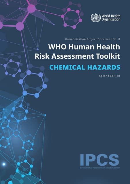 Who Human Health Risk Assessment Toolkitpdf