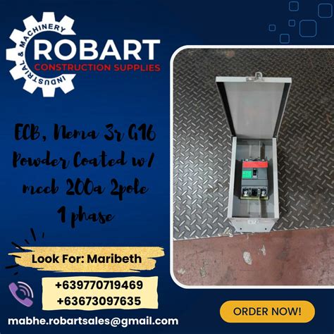 Ecb Nema 3r G16 Powder Coated W Mccb Commercial And Industrial