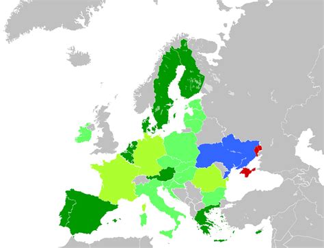 Map Of Eu States Supporting Accelerated Membership By Nikodemlaso On
