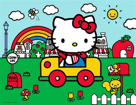 Hello Kitty Driving Around Town Hello Kitty Hello Kitty Wallpaper