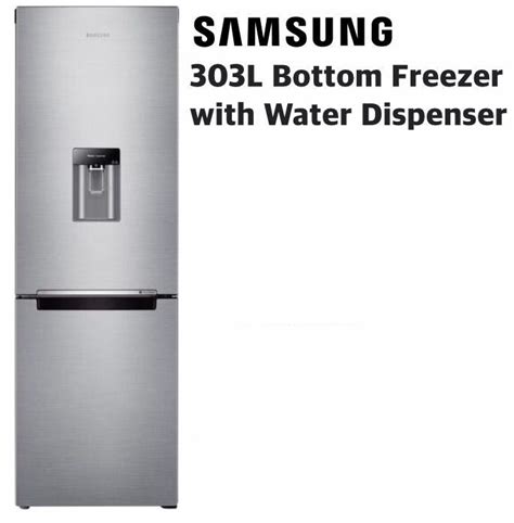 Samsung 303l Bottom Freezer With Water Dispenser Tiekams Expert