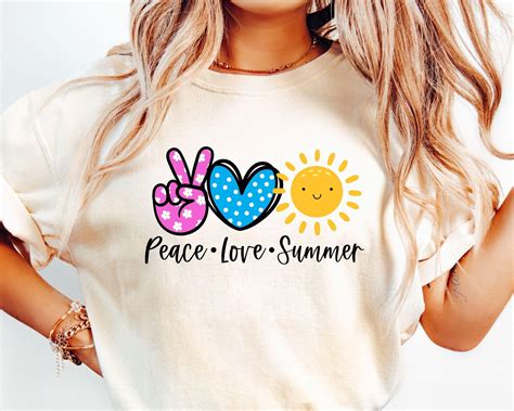 Peace Love Summer Svg Sunshine Svg Summer Svg Beach Svg Vacation