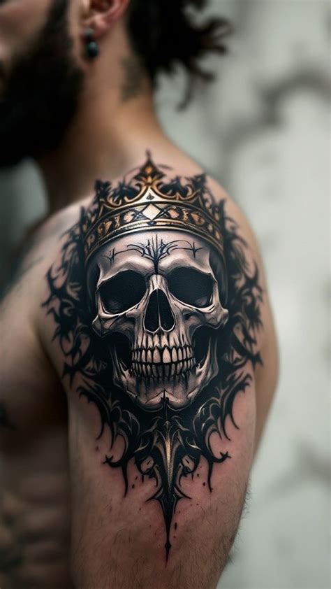 20 Unique Skull Tattoos For Men That Make A Statement Skull Tattoos