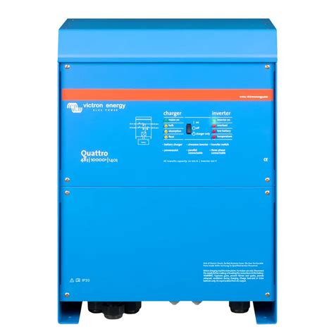 Victron Quattro Invertercharger 48 Vdc 10000w Dual 100amp 120v Ac