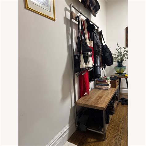 West Elm Industrial Style Hall Tree Aptdeco