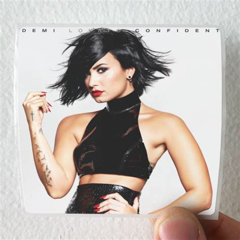 Demi Lovato Confident 4 Album Cover Sticker