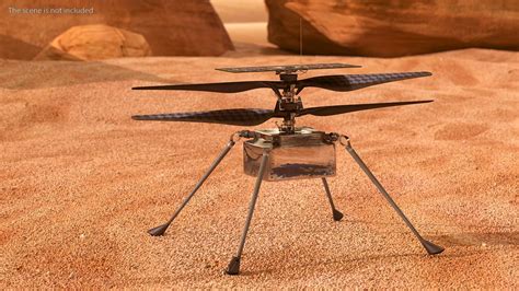 Nasa Ingenuity Mars Helicopter Dusty 3d Model 39 3ds Blend C4d