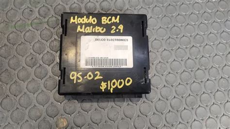 Módulo Bcm Chevrolet Malibú 24 Mod 95 02 Meses Sin Interés