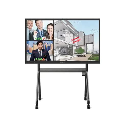 85 Inch Touch Screen Monitor Lcd Screen Classroom And Conference Dual